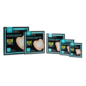 Optifoam Gentle LQ Silicone-Faced Foam Dressings | Medline Industries, Inc.