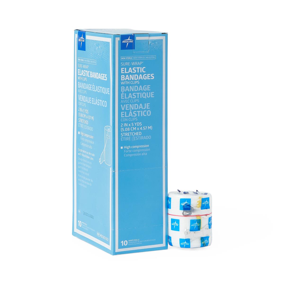 Medline Sure-Wrap Nonsterile Elastic Bandages | Medline