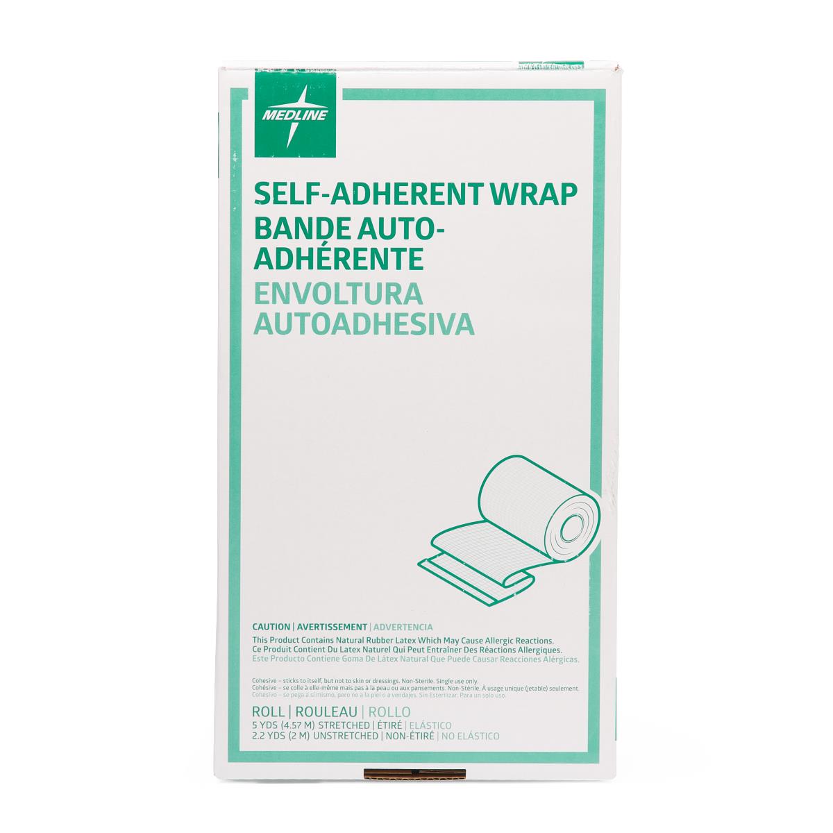 Medline Nonsterile Self-Adherent Latex Wrap Color Packs | Medline