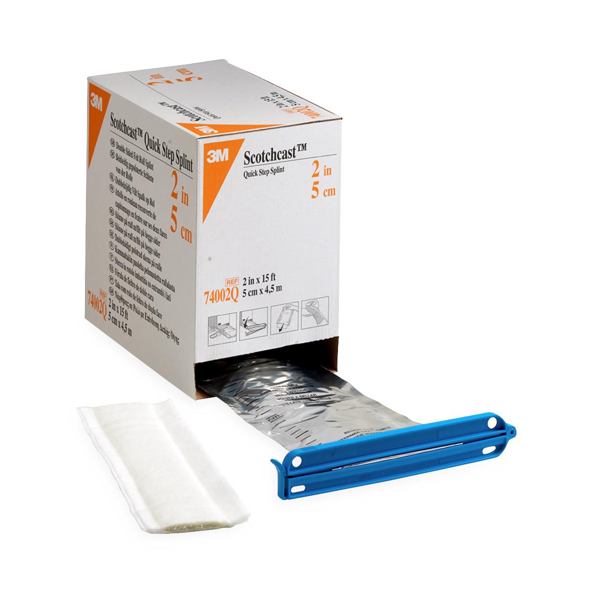 Scotchcast Quick Step Double-Sided Felt Roll Splint | Medline