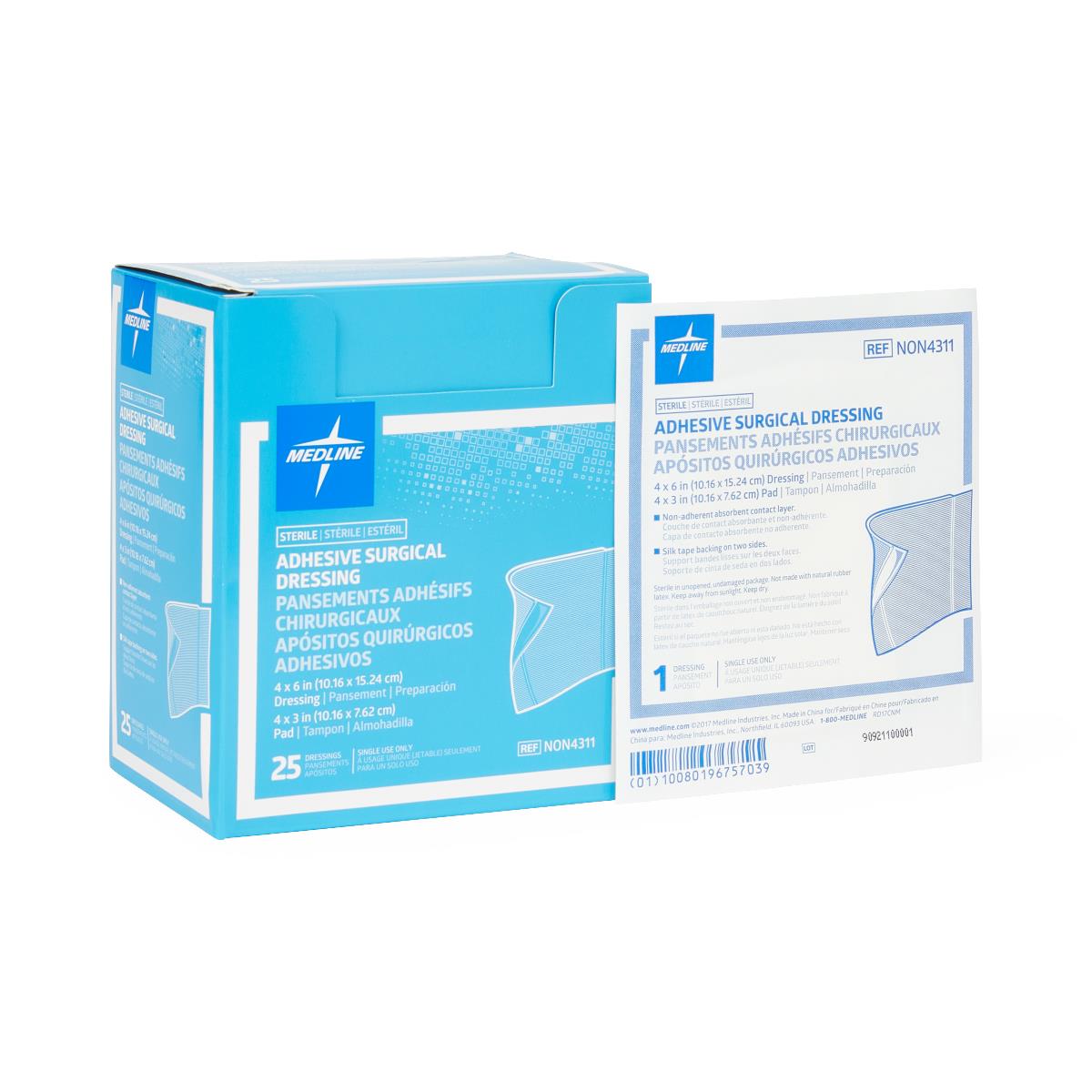 Medline Sterile Surgical Adhesive Dressings | Medline