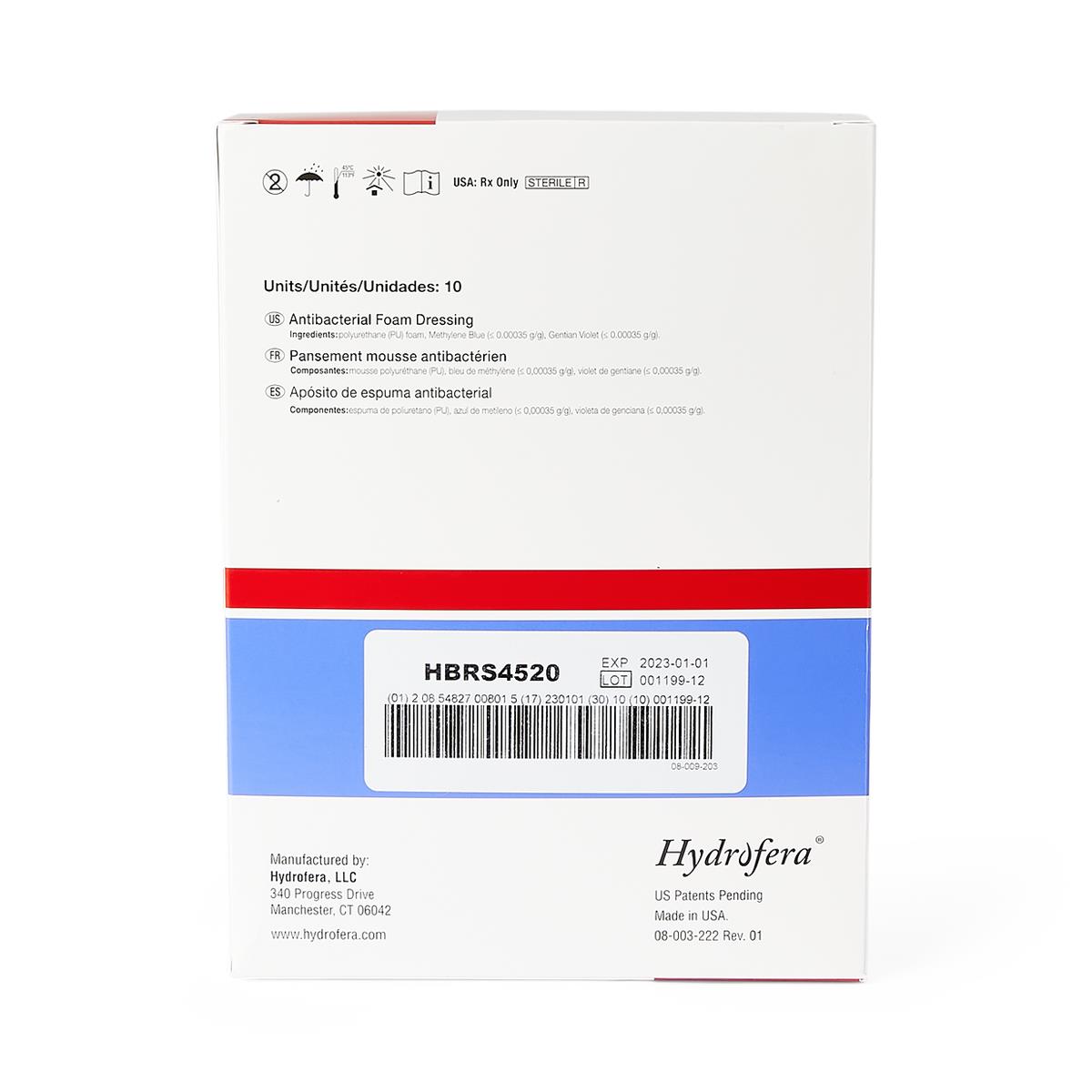 Hydrofera Blue Ready Antibacterial Foam Wound Dressings | Medline