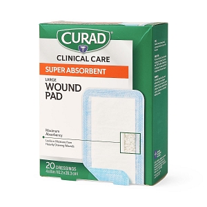 CURAD Clinical Advances Super Absorbent Polymer Wound Dressings ...