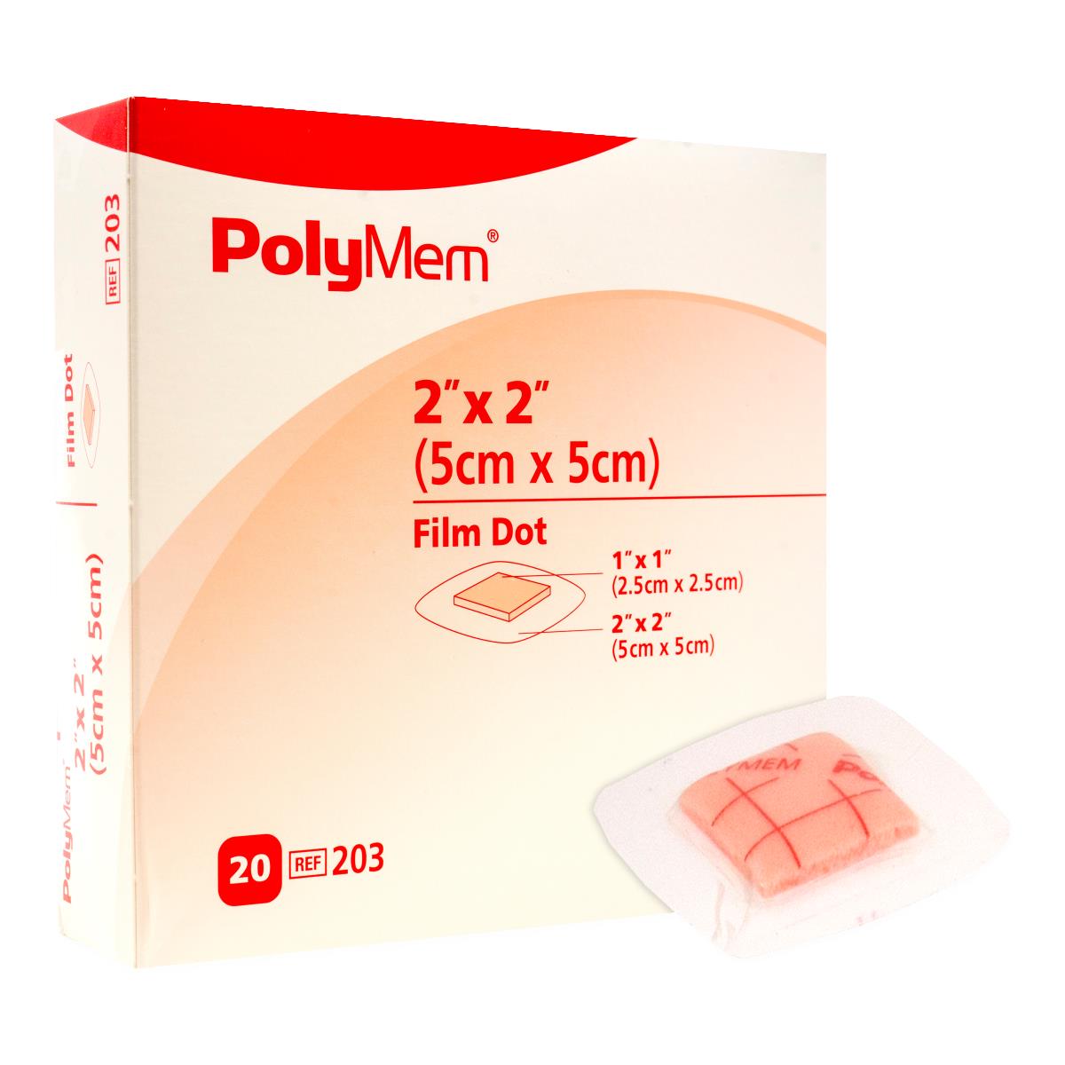 PolyMem Film Island Style Adhesive Dressings | Medline