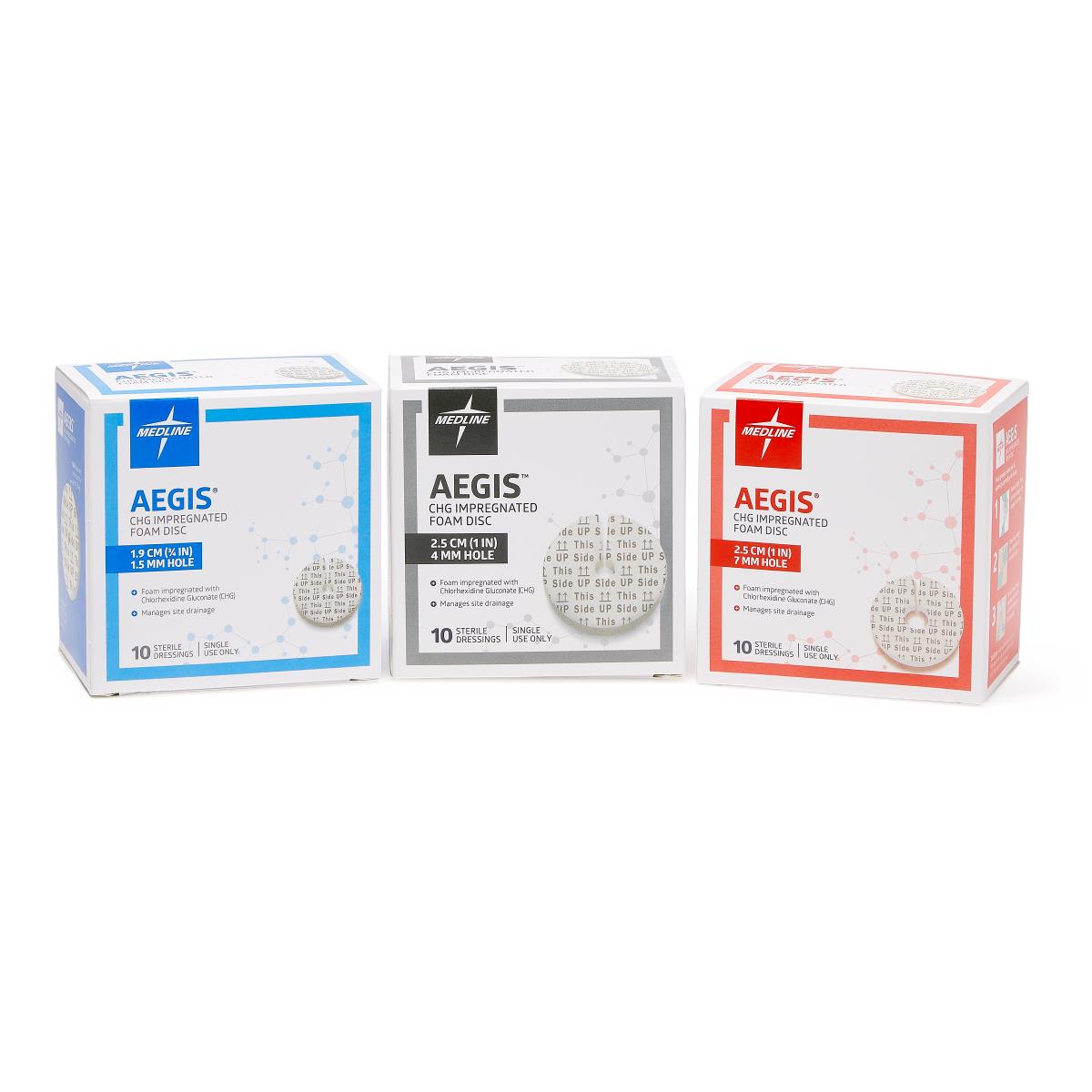 Aegis CHG-Impregnated Foam Discs | Medline