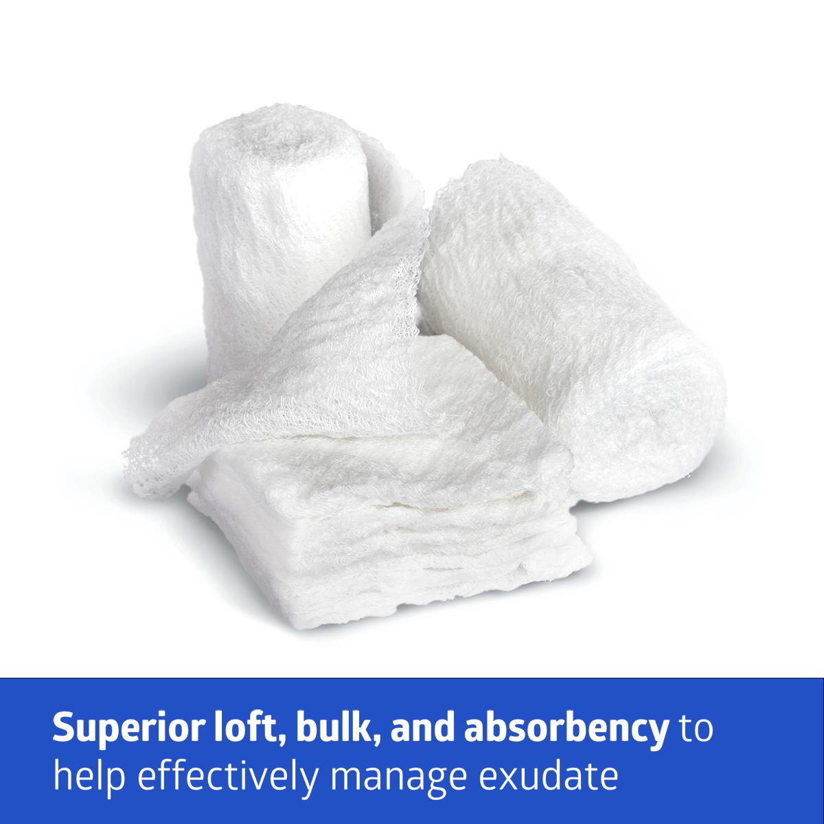Medline Nonsterile Bulkee II Extra Absorbent Super Fluff Sponge | Medline