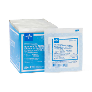 Medline Standard Sterile Nonwoven Gauze Sponges | Medline