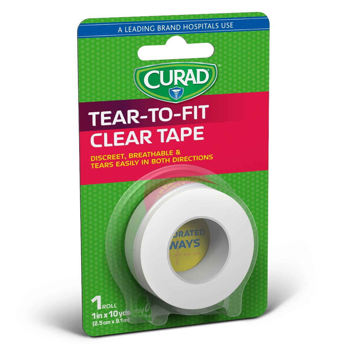 CURAD Transparent Plastic Medical Adhesive Tape | Medline
