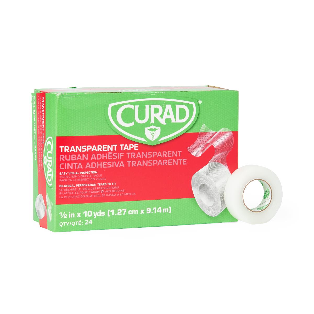 CURAD Transparent Plastic Medical Adhesive Tape | Medline