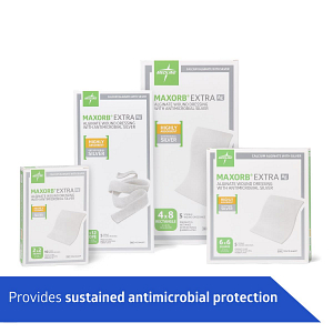 Maxorb Extra Ag+ CMC/Alginate Wound Dressings | Medline