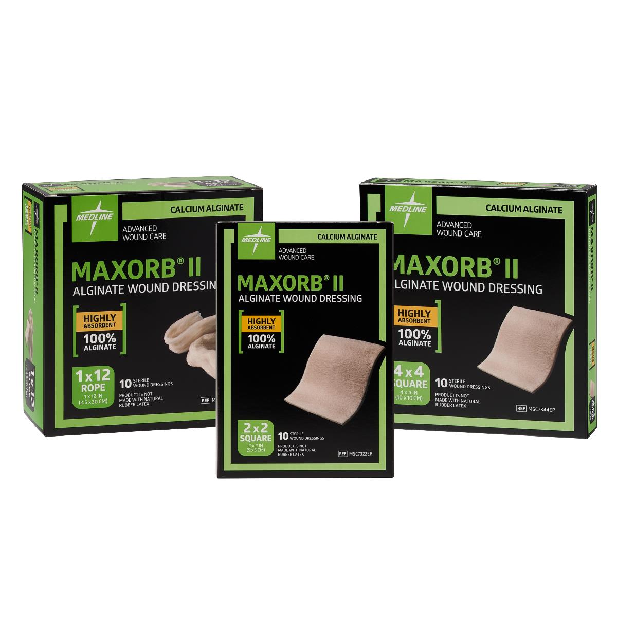 Maxorb II Alginate Wound Dressings | Medline