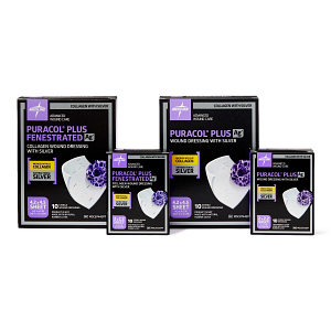 Puracol Plus Ag+ Collagen Wound Dressings with Silver | Medline ...