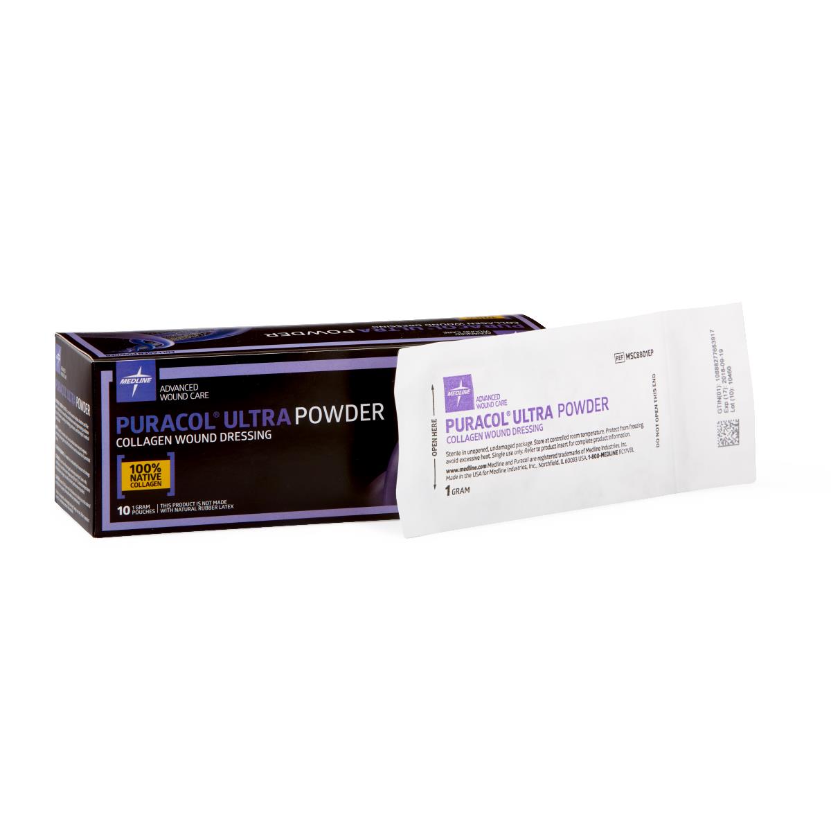 Puracol Ultra Powder Collagen Wound Dressings | Medline