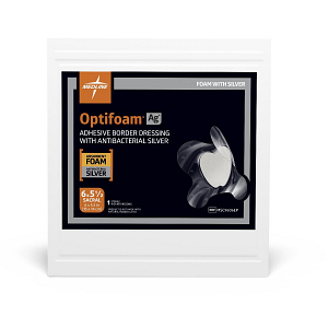 Optifoam Ag+ Silver Sacrum Adhesive Foam Wound Dressings | Medline