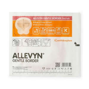 ALLEVYN Gentle Border Sacrum Dressings | Medline Industries, Inc.