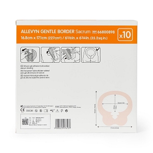 ALLEVYN Gentle Border Sacrum Dressings | Medline Industries, Inc.