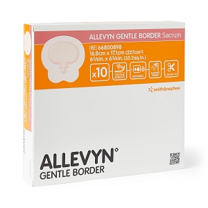 ALLEVYN Gentle Border Sacrum Dressings | Medline Industries, Inc.