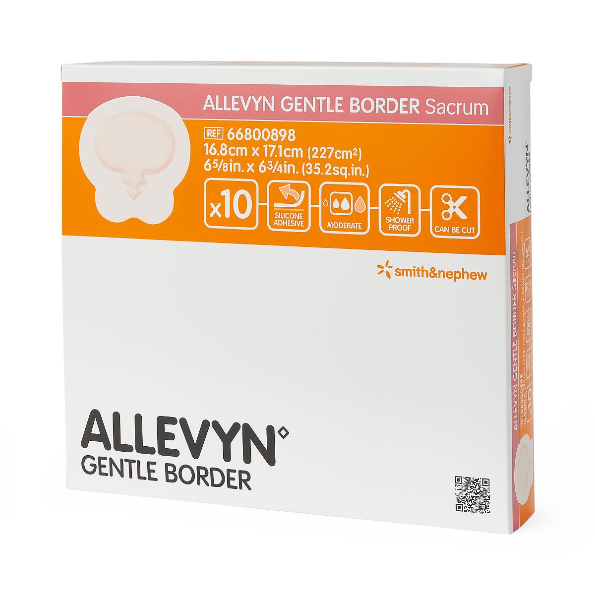 Allevyn Gentle Border Adhesive Foam Sacrum Dressings | Medline