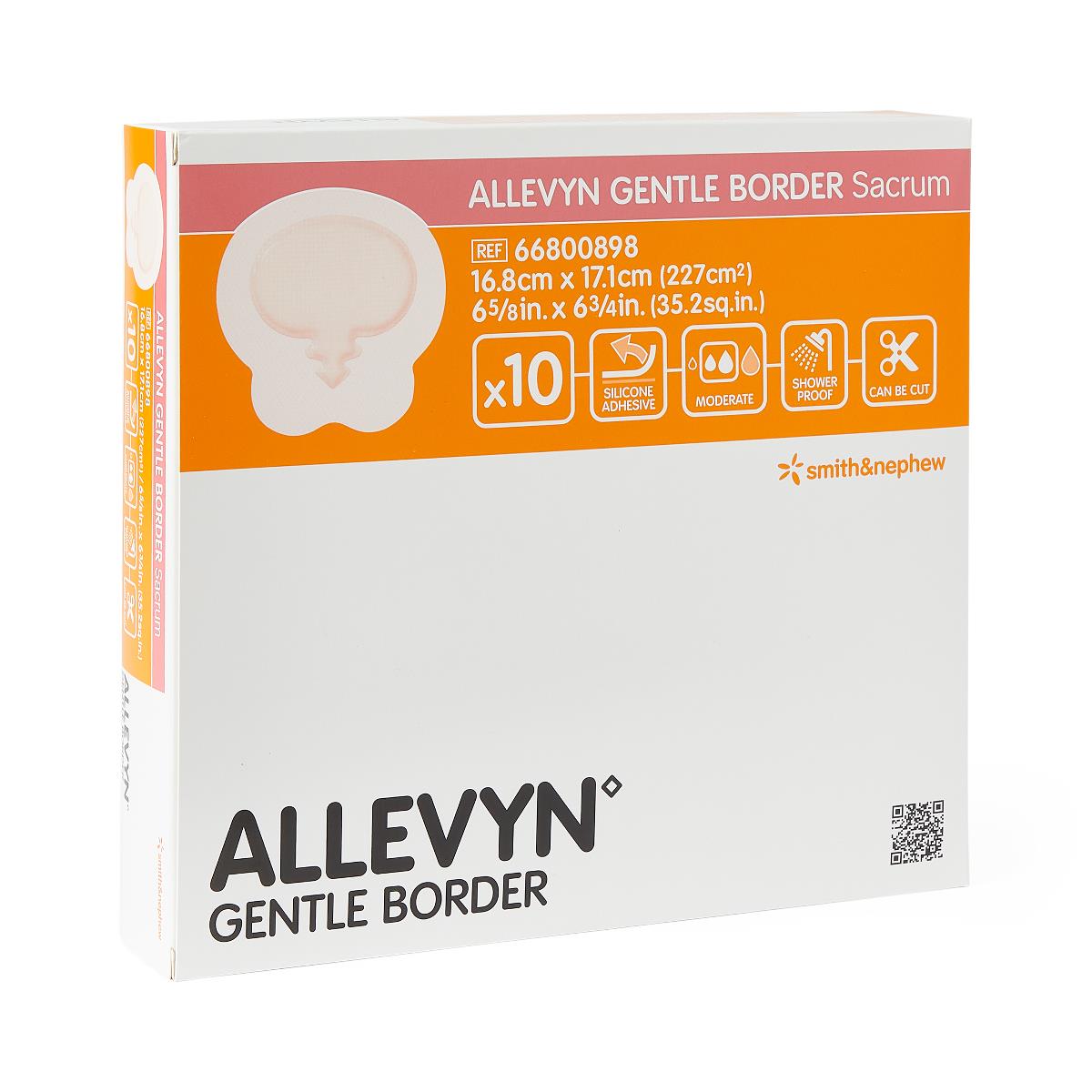 Allevyn Gentle Border Adhesive Foam Sacrum Dressings | Medline