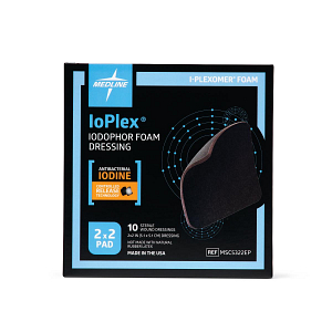 IoPlex Iodophor Foam Dressings | Medline Industries, Inc.