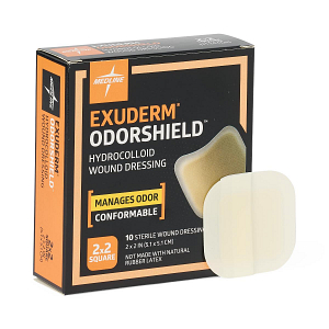Exuderm Odorshield Hydrocolloid Wound Dressings | Medline Industries, Inc.