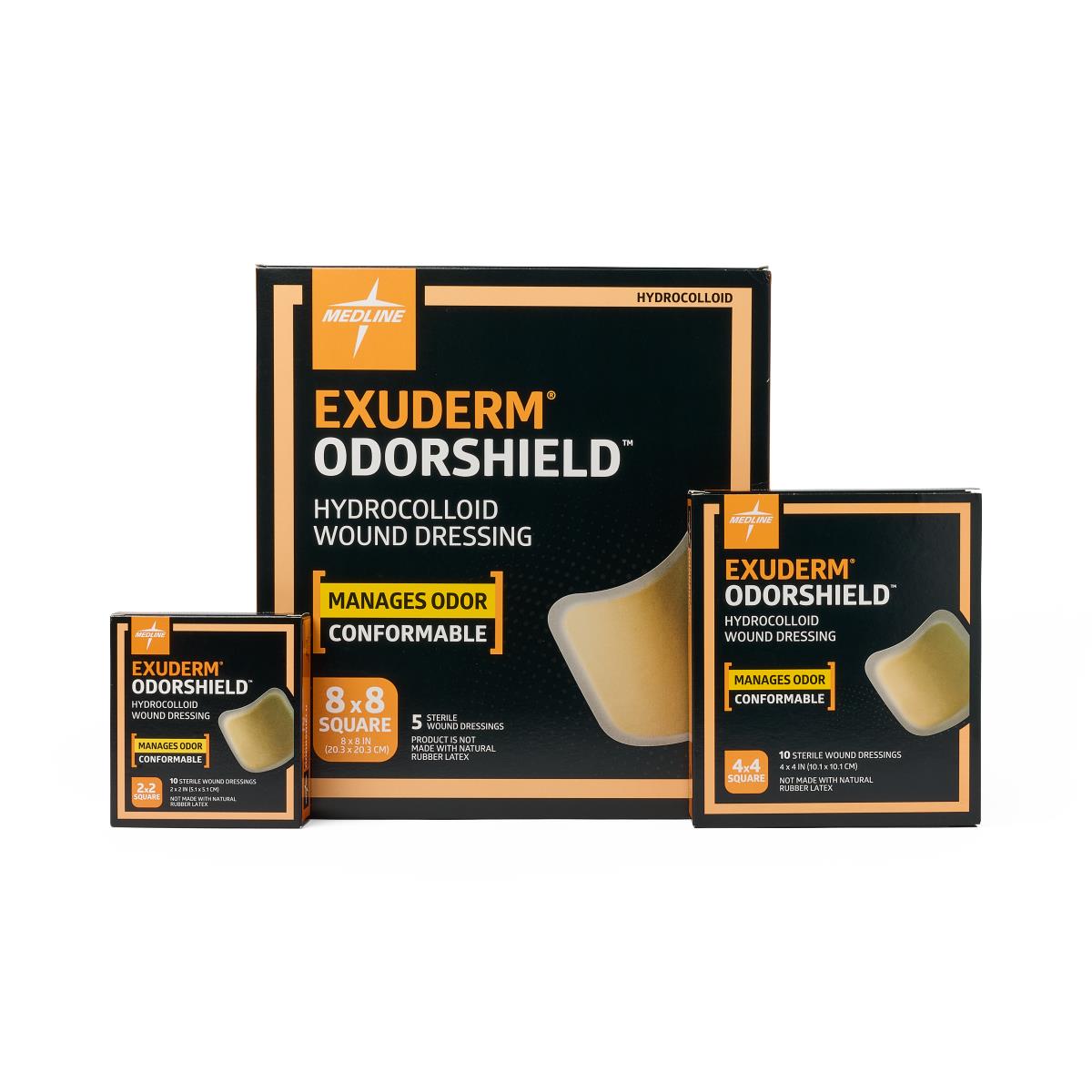 Exuderm Odorshield Hydrocolloid Wound Dressings | Medline