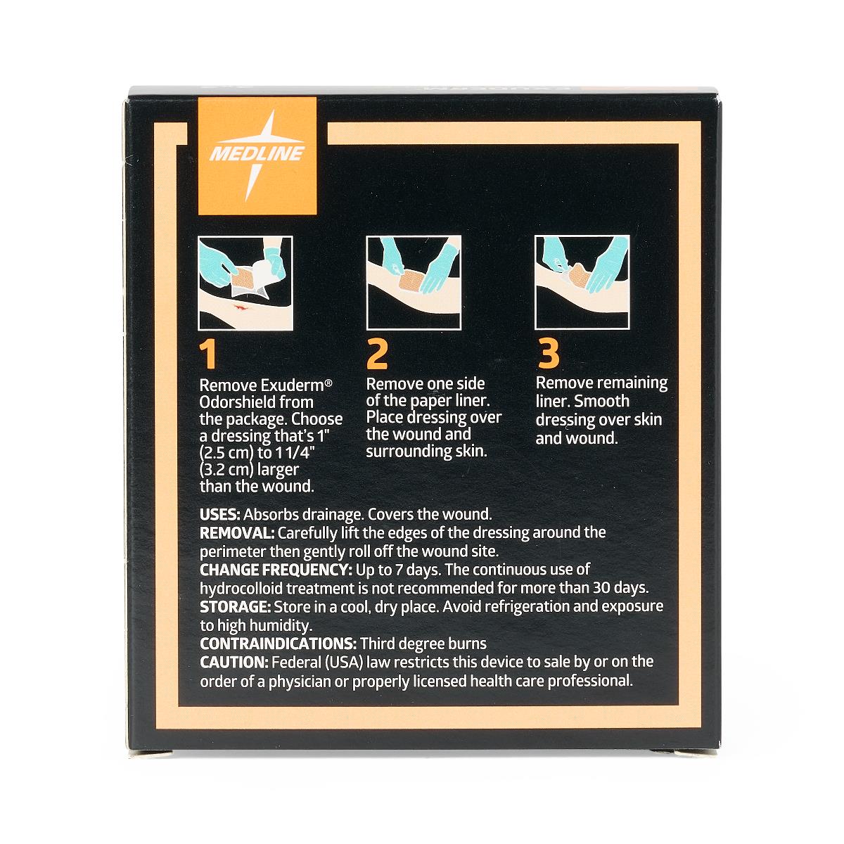 Exuderm Odorshield Hydrocolloid Wound Dressings | Medline