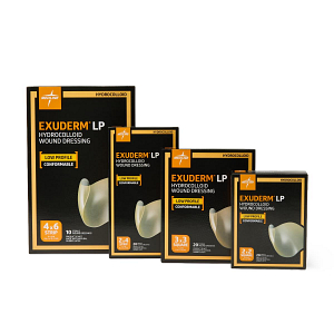 Exuderm LP Low-Profile Hydrocolloid Wound Dressings | Medline