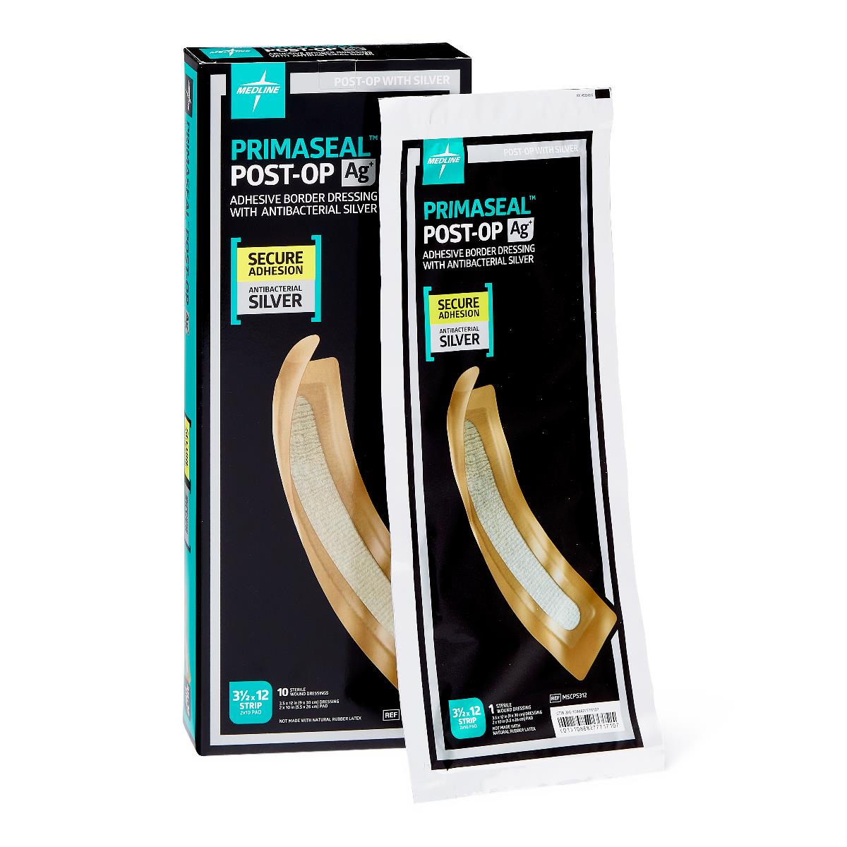 PrimaSeal Ag+ Post-Op Dressings | Medline
