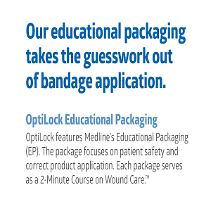 OptiLock Nonadhesive Super Absorbent Wound Dressings | Medline ...