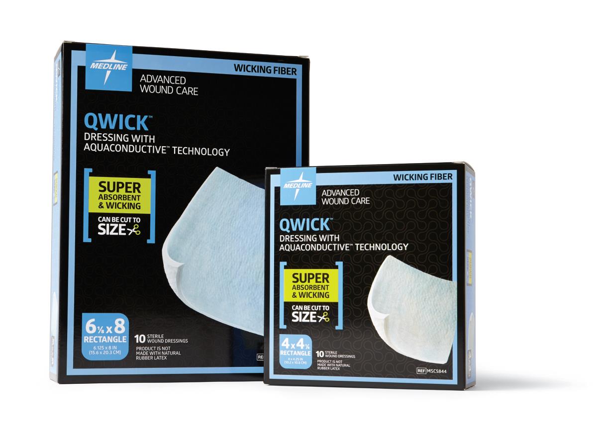 Qwick Nonadhesive Superabsorbent Wound Dressings | Medline