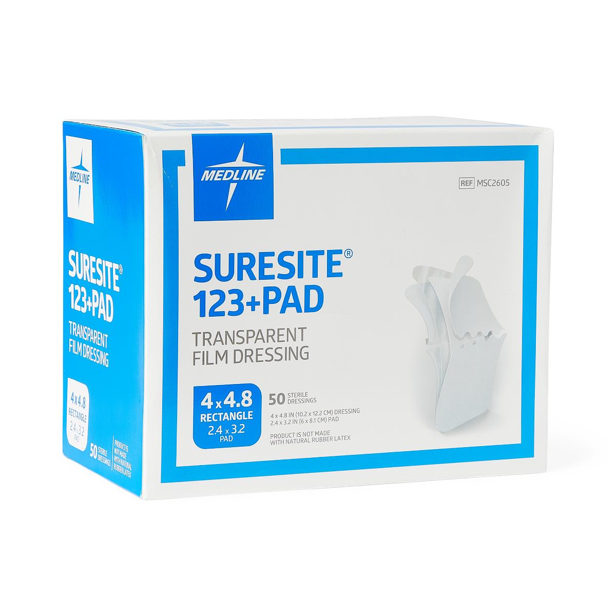 SureSite 123+ Pad Transparent Dressings | Medline