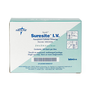 SureSite IV Transparent Catheter Dressing | Medline