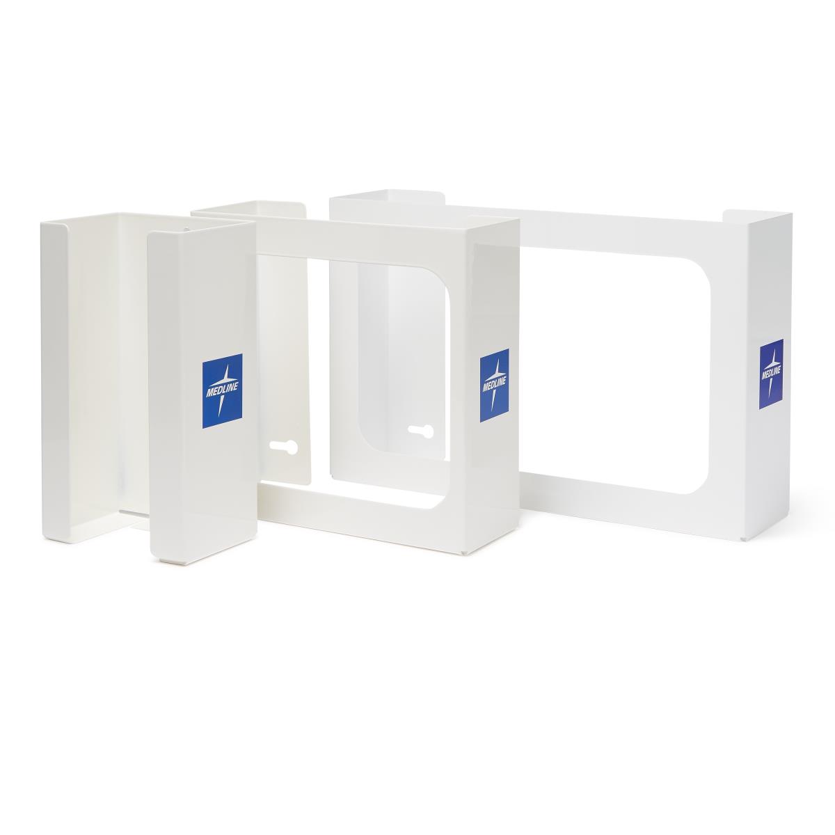 Medline White Powder-Coated Steel Glove Dispensers | Medline