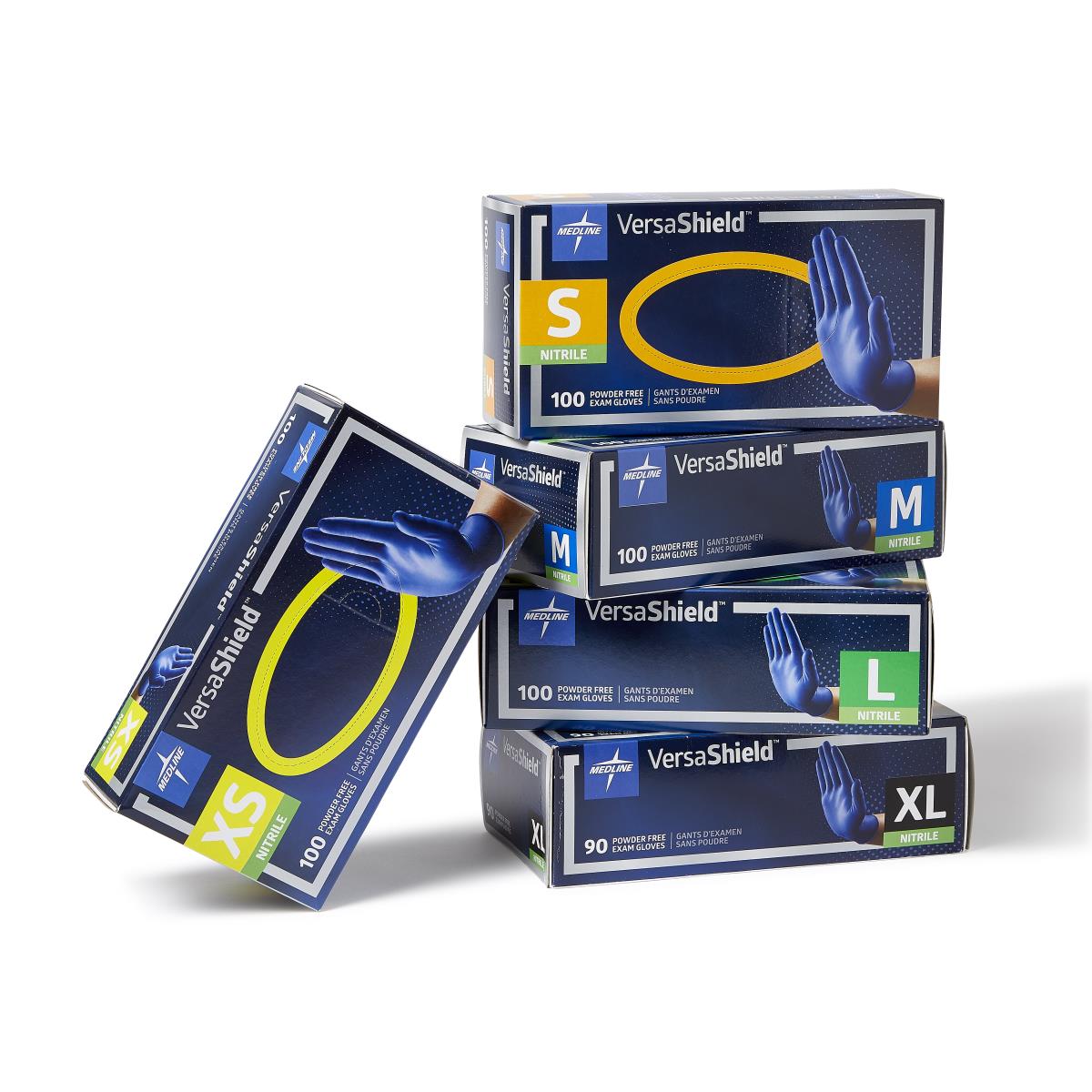 VersaShield Powder-Free Nitrile Exam Gloves | Medline