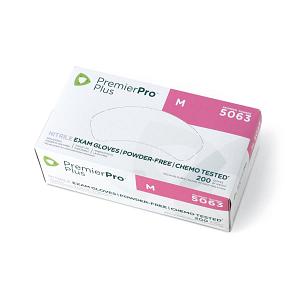 PremierPro Plus Nonsterile Nitrile Exam Gloves | Medline