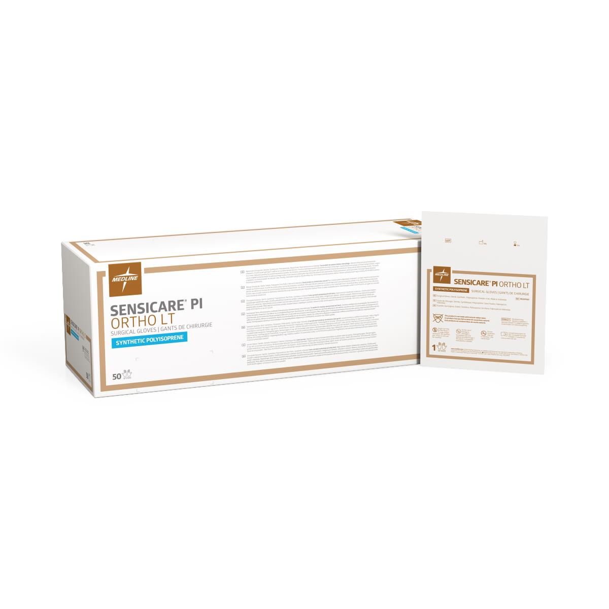 SensiCare PI Ortho LT Surgical Gloves | Medline