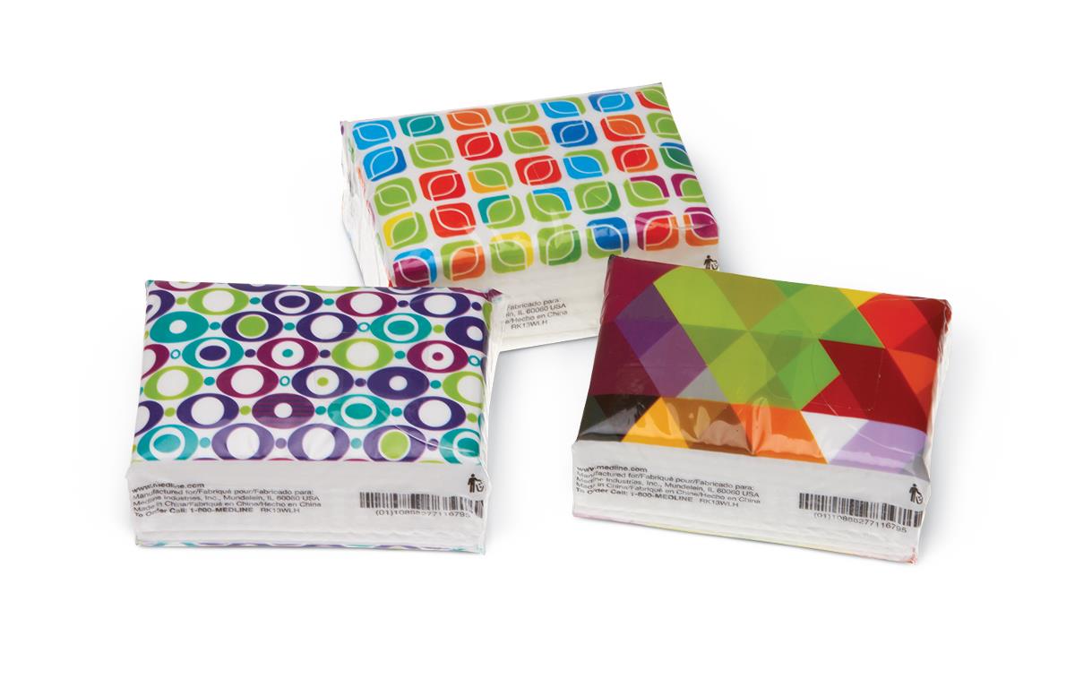 Medline Facial Tissue Pocket Packs | Medline