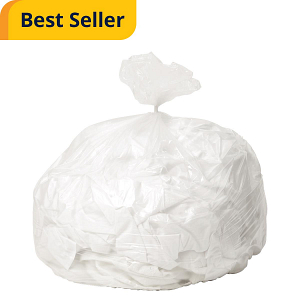 Medline Clear HDPE Trash Can Liners | Medline