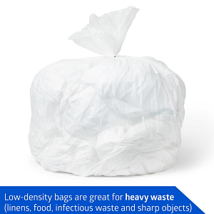 White Low-Density Trash Can Liners | Medline Industries, Inc.