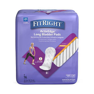 FitRight ActivEdge Women's Bladder Control Pads | Medline