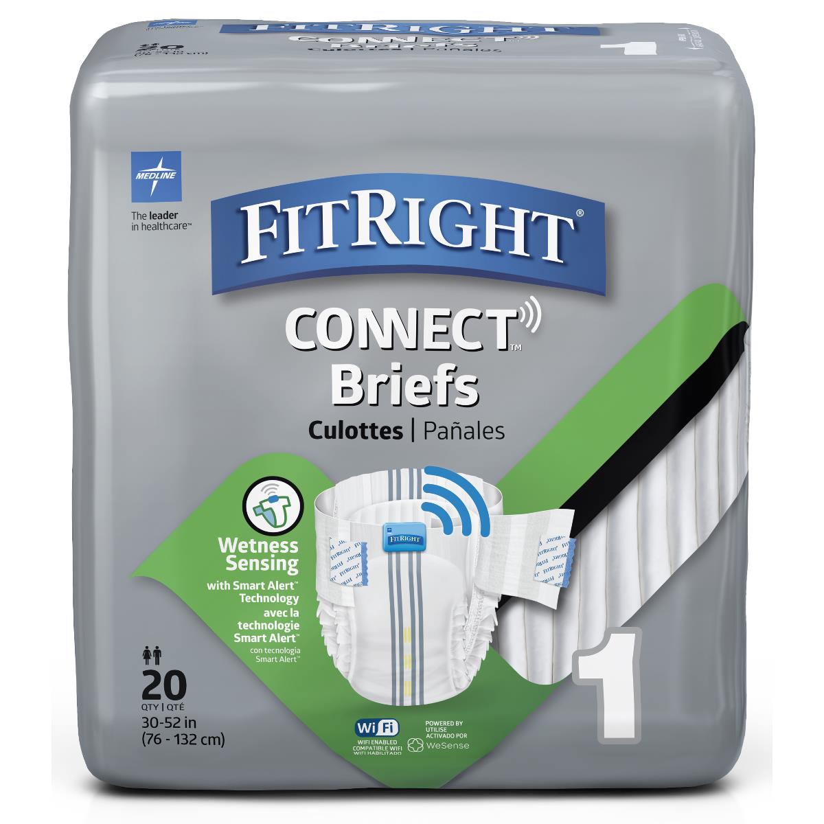 FitRight Connect Incontinence Briefs | Medline