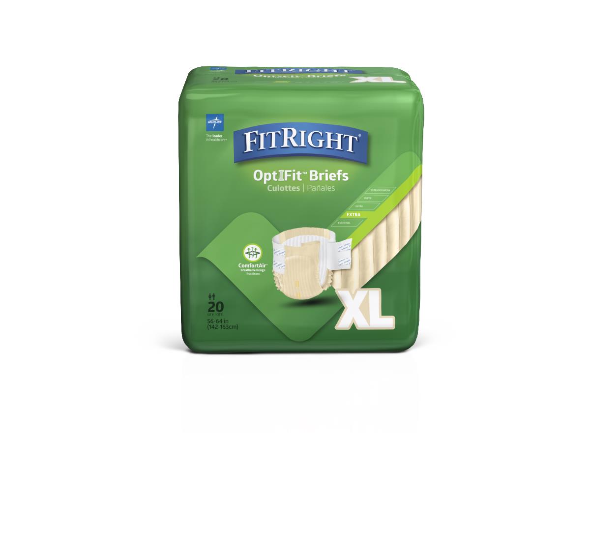 FitRight Extra Incontinence Briefs | Medline