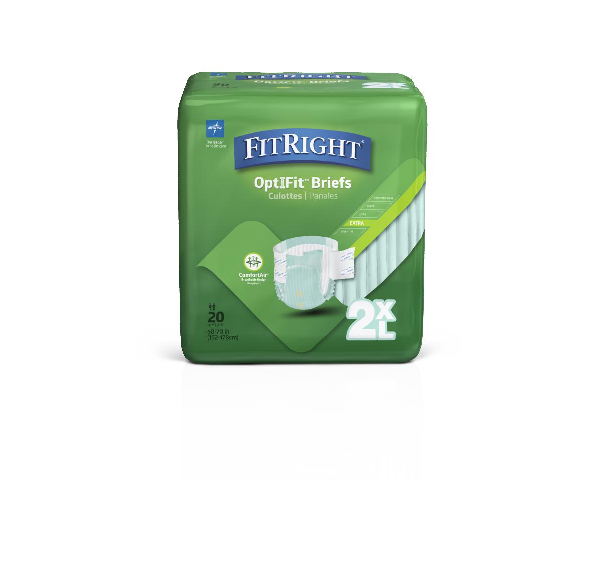 FitRight Extra Incontinence Briefs | Medline