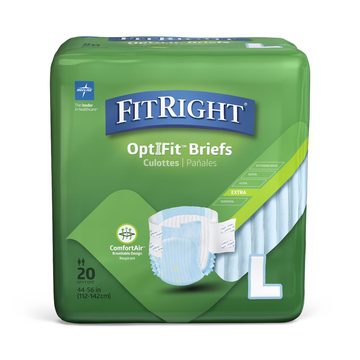 FitRight Extra Incontinence Briefs | Medline