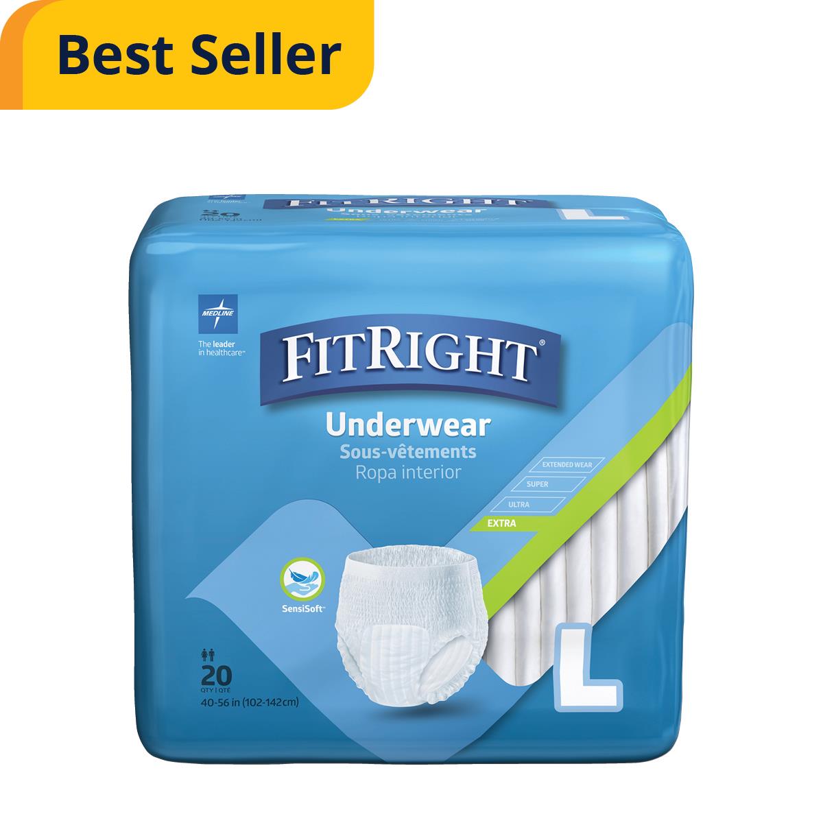FitRight Extra Adult Incontinence Underwear | Medline