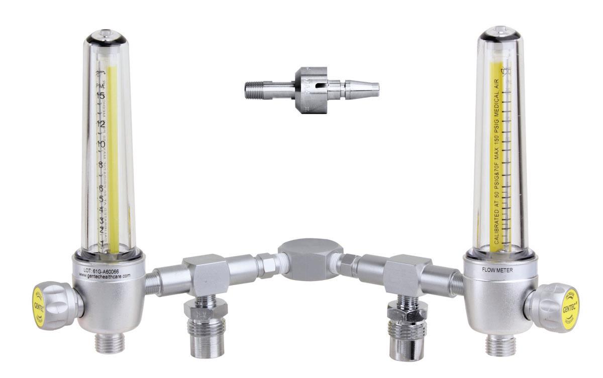 Dual-Air Aluminum Flowmeters | Medline