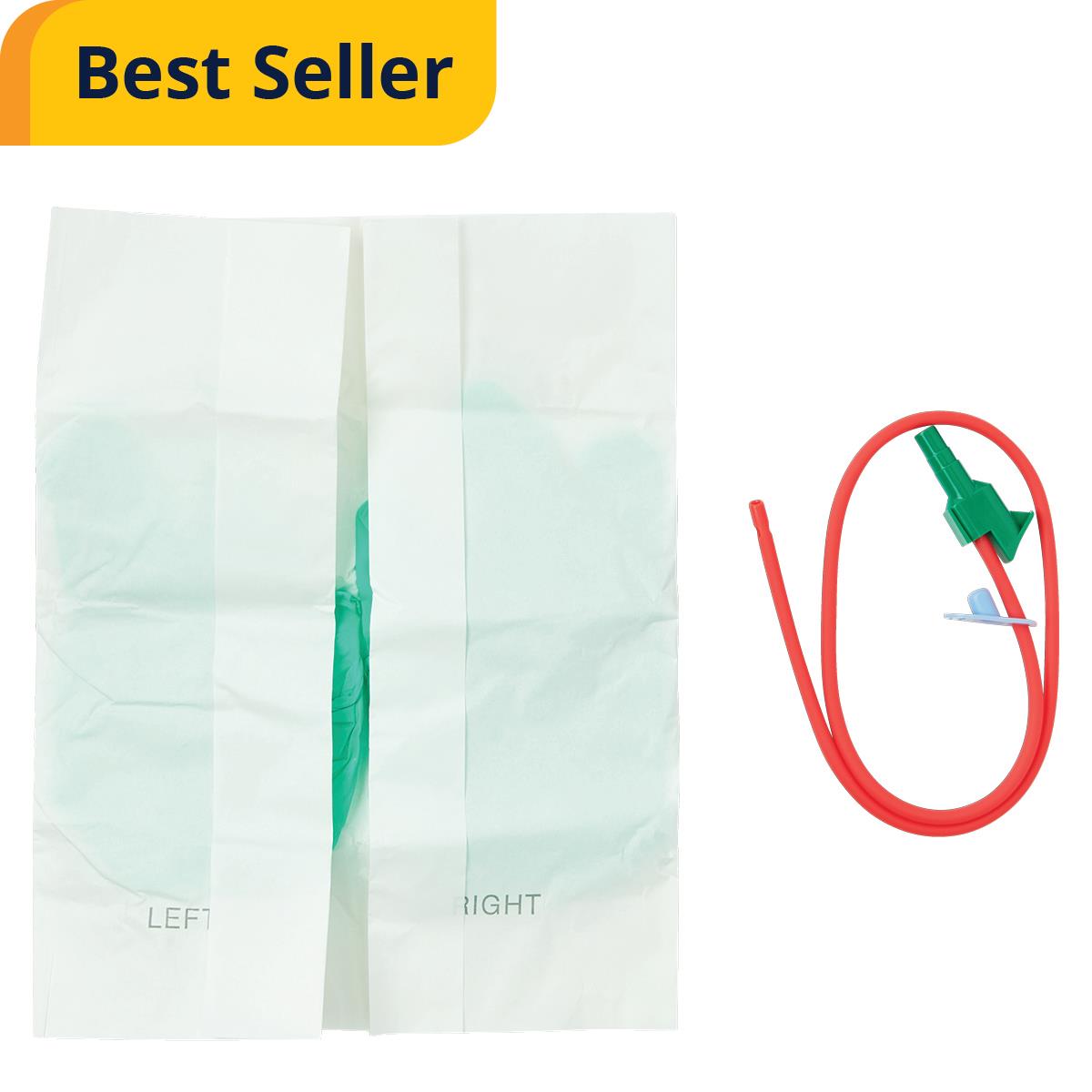 Medline Open Suction Rigid Trays with Catheter and Gloves | Medline