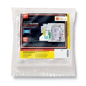 One Layer Temperature Sensing Foley Catheter Trays | Medline Industries ...
