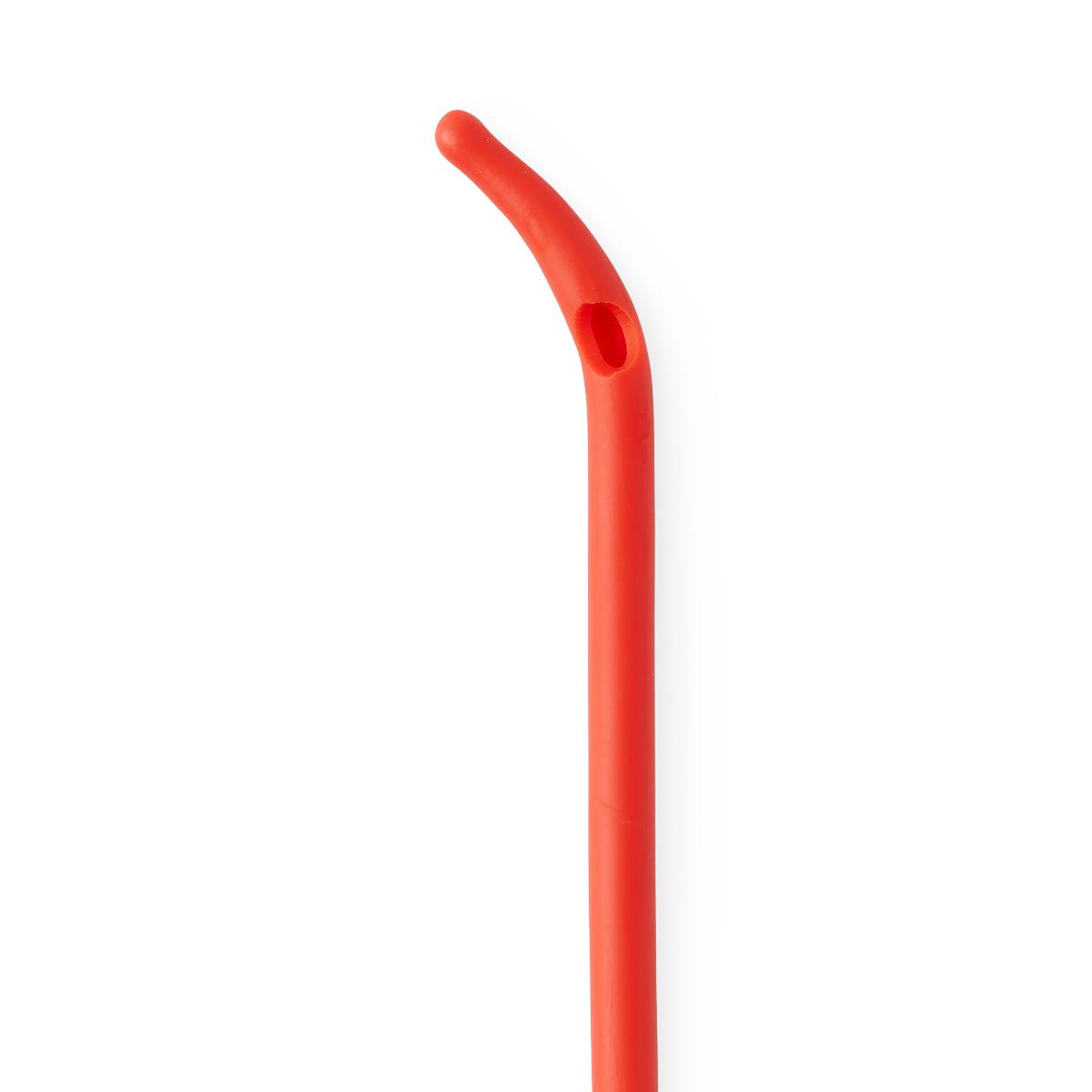 Red Rubber Latex Urethral Intermittent Catheter with Coude Tip | Medline